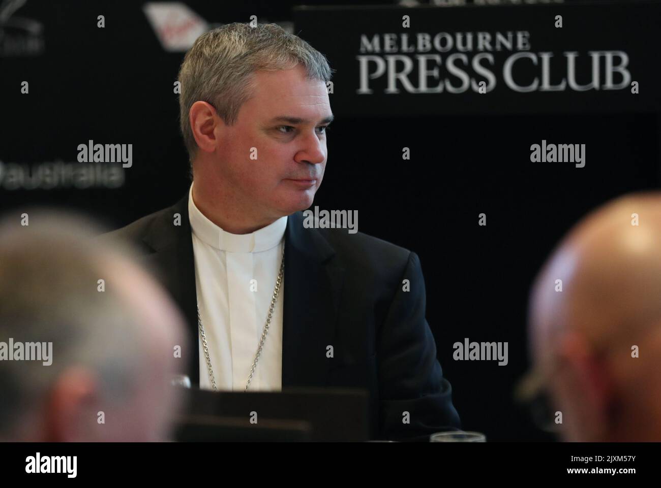 Melbourne's new Catholic archbishop Peter Comensoli before addressing ...