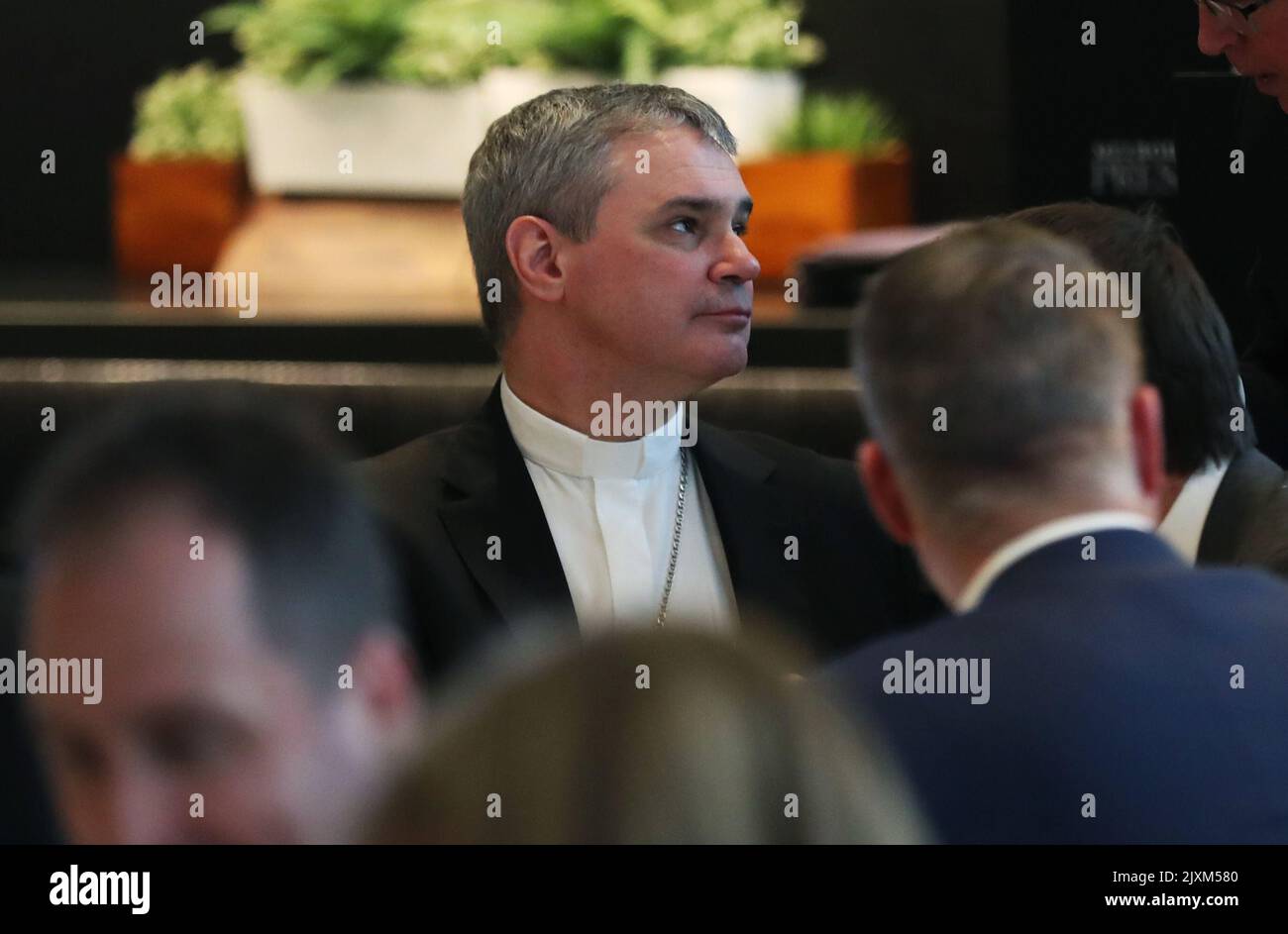 Melbourne's new Catholic archbishop Peter Comensoli before addressing ...