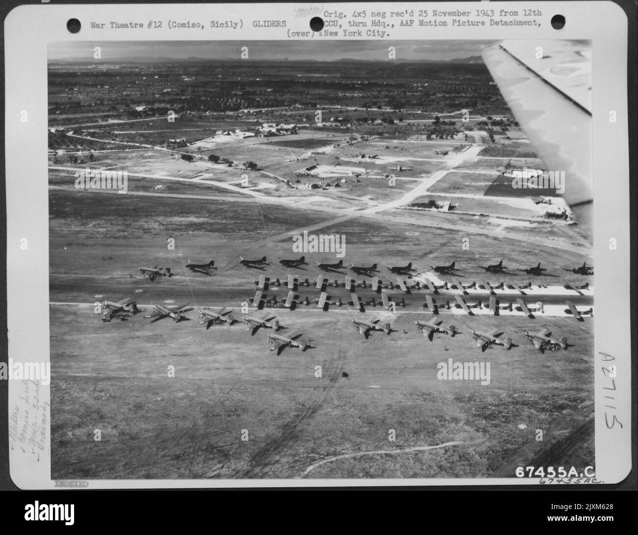 Douglas C-47 Tow Planes With Their Waco Cg-4 Attached Prepare To Take ...