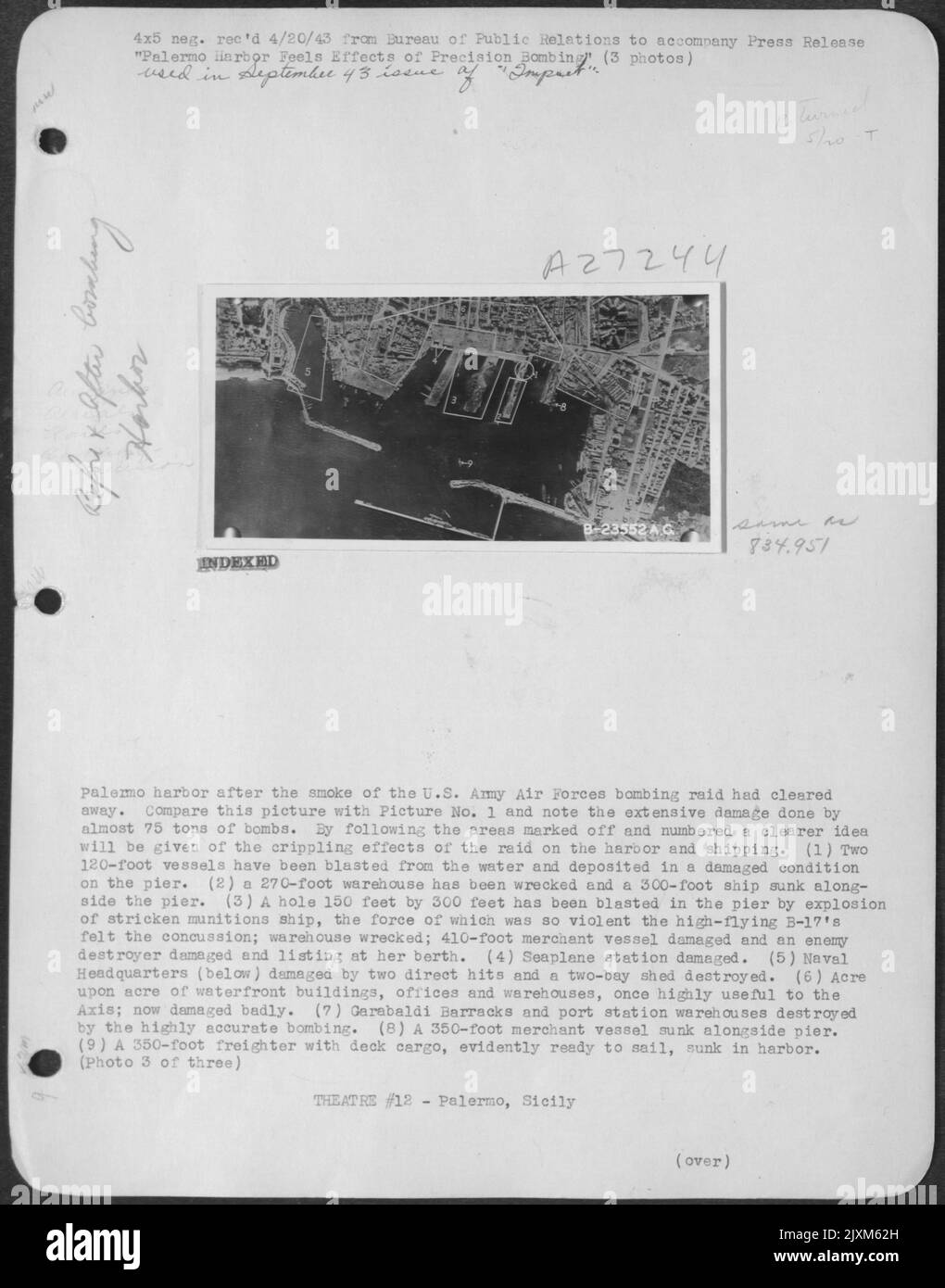 United States Army Air Forces have established an oustanding record for ...