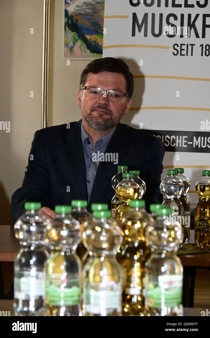 Matthias Paul bei der Pressekonferenz zum 33. Schlesischen Musikfest in ...