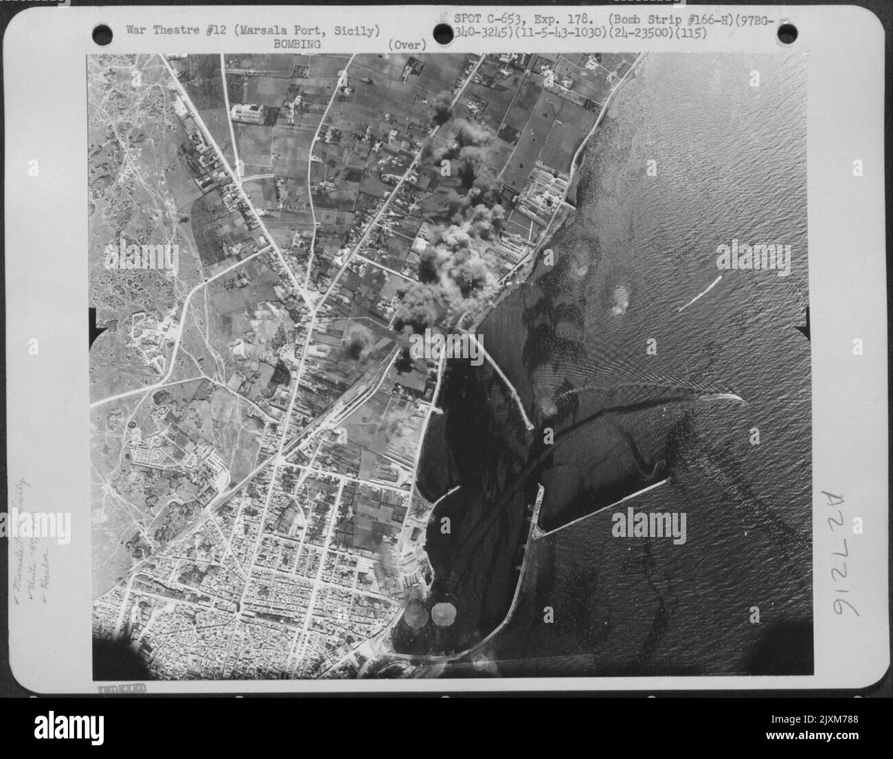 Bombs dropped by 15th Air Force planes of the 97th Bomb Group, 340th ...