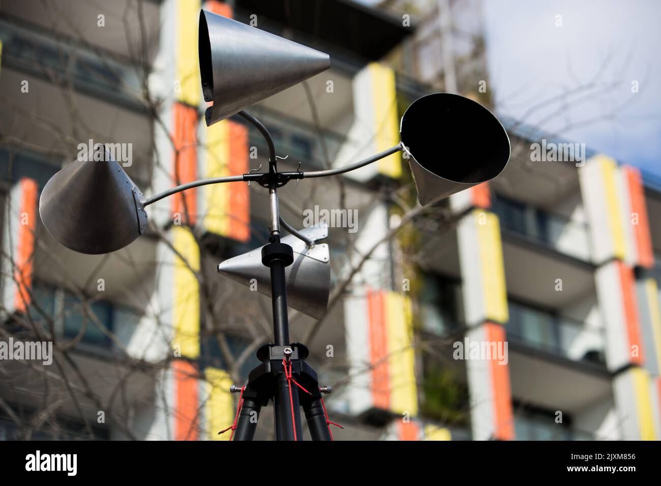 A wind powered drawing instrument called 'Remote Sensor' by artist ...