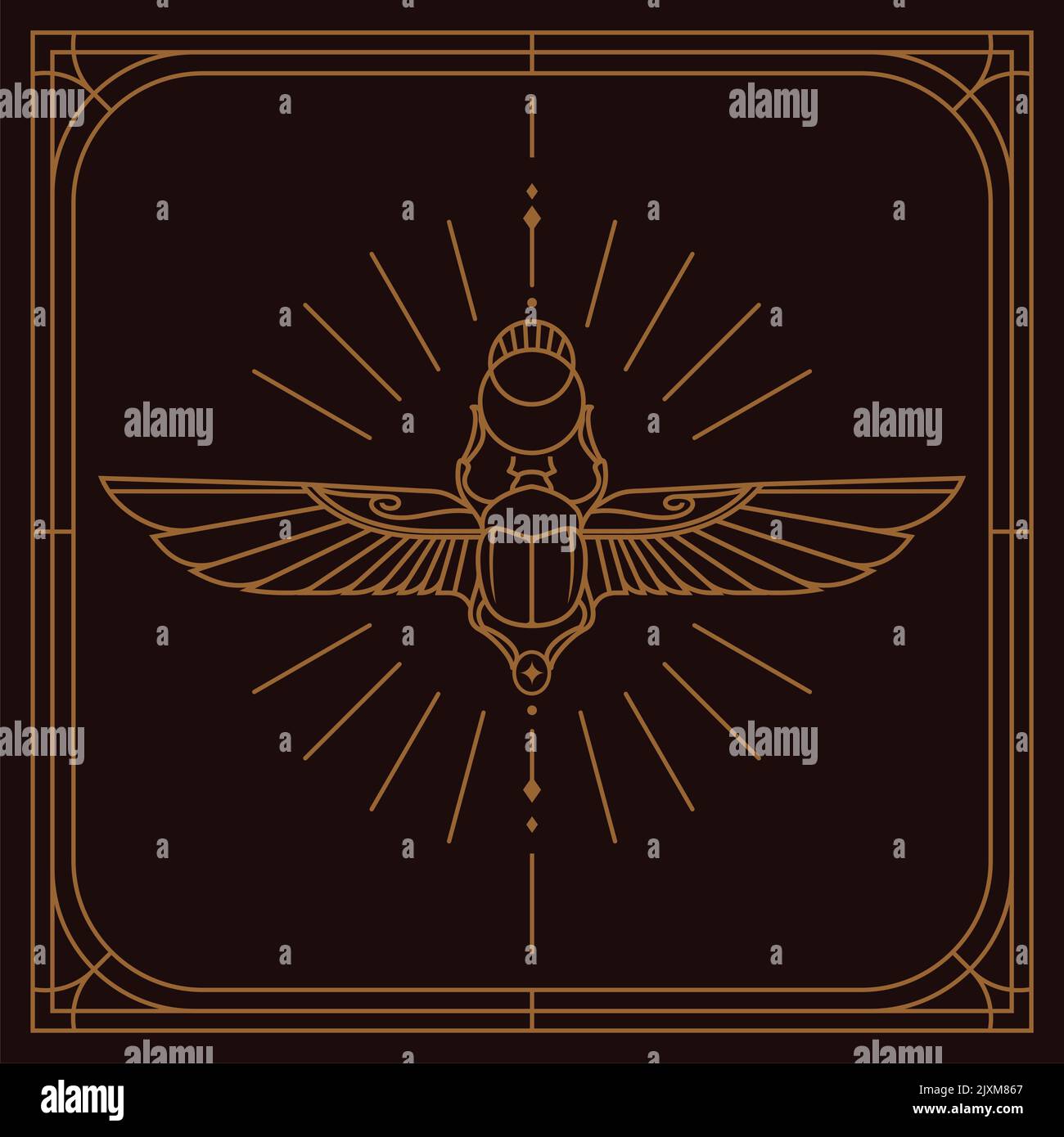 Khepri beetle Stock Vector Images - Alamy