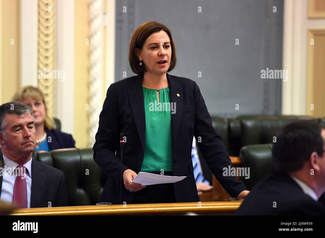 Queensland Leader of the Opposition Deb Frecklington speaks during ...