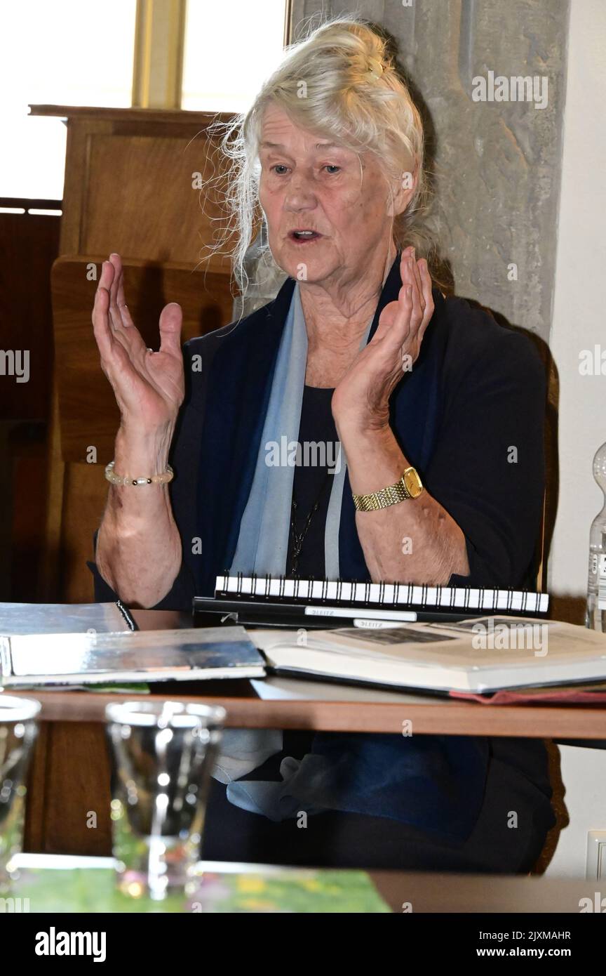 Waltraud Simon bei der Pressekonferenz zum 33. Schlesischen Musikfest ...