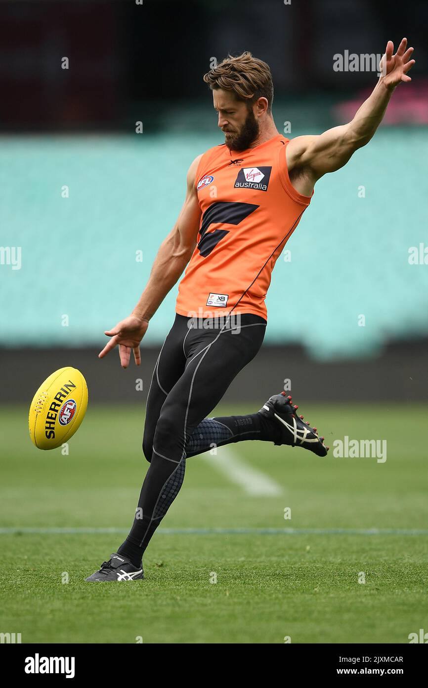 Greater Western Sydney (GWS) Giants player Callan Ward is seen during a ...