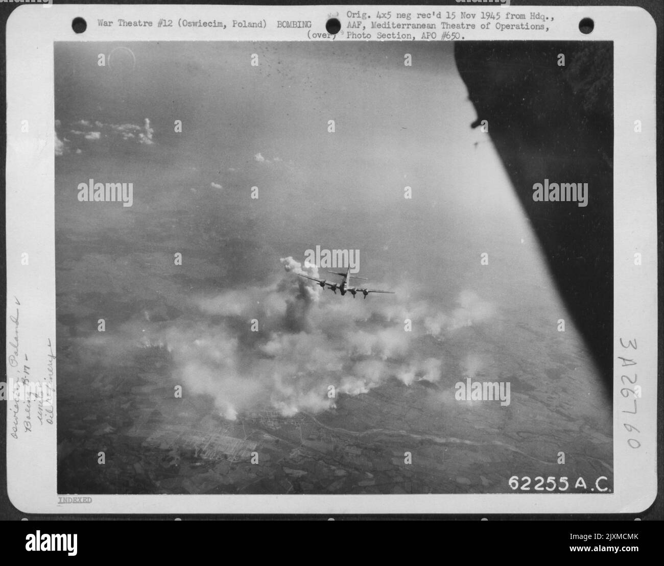 Boeing B-17 "Flying Fortress" Of The 99Th Bomb Group, 15Th Air Force ...