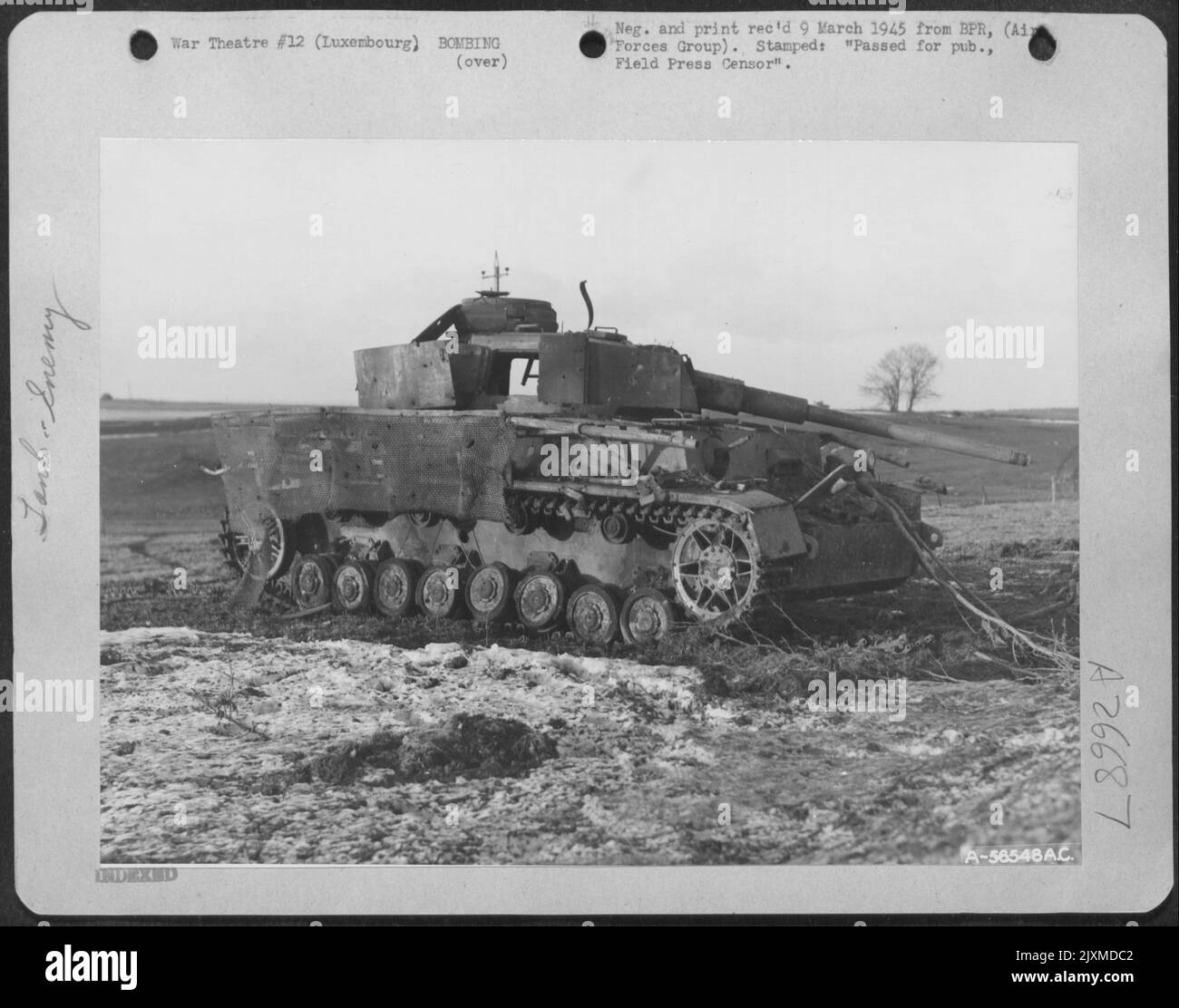 Ninth Air Force Bombing Of The Area In The Luxembourg Sector Knocked ...