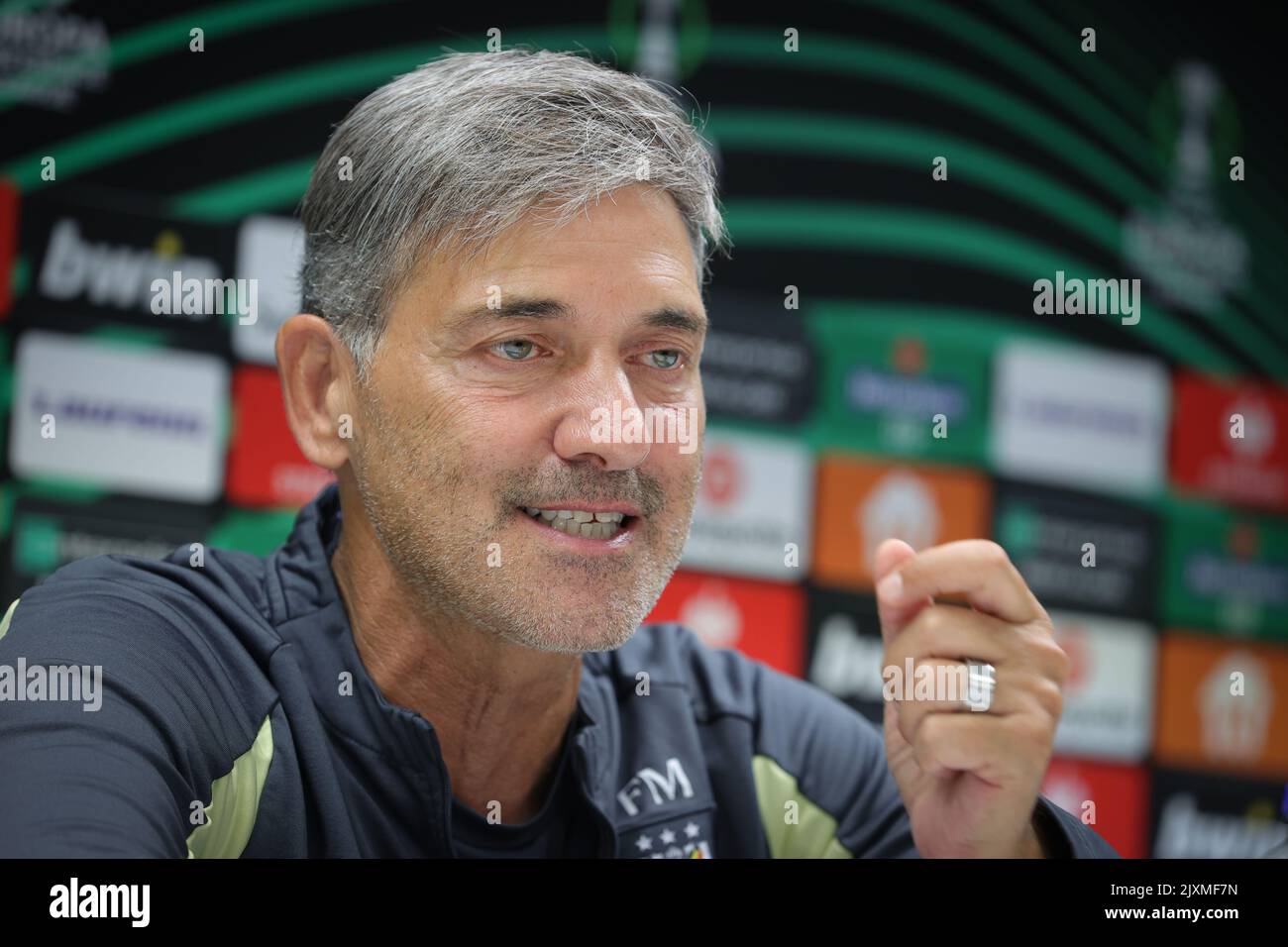 Anderlecht head coach Felice Mazzu pictured during a press conference ...