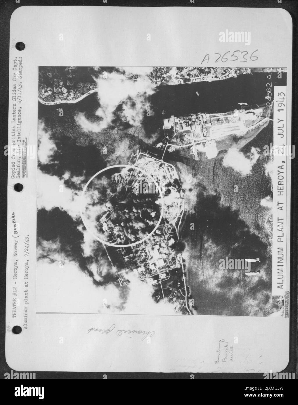 Aluminum plant at Heroya, 7/24/43 Stock Photo - Alamy