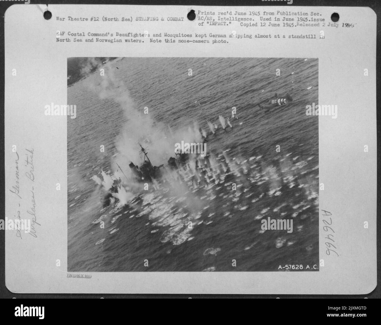Raf Coastal Command'S Beaufighters And Mosquitoes Kept German Shipping ...