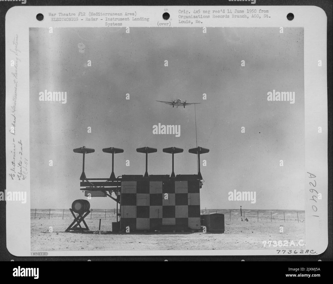 An SCS-51 glide path installation of the 2nd Army Airways Communication ...