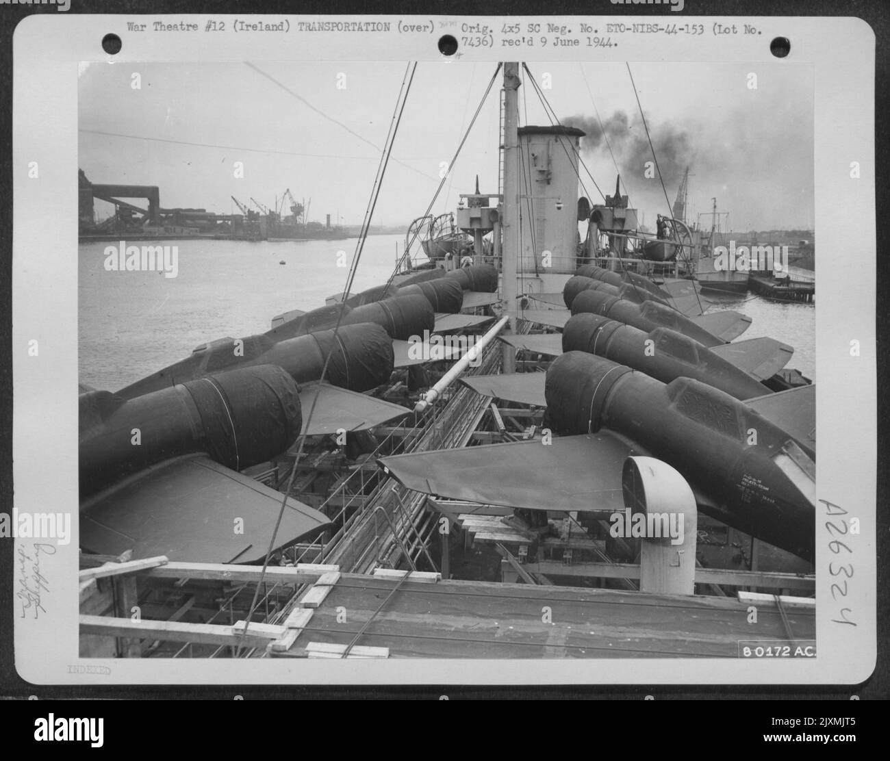 A Dutch oil tanker arrives at Belfast, Northern Ireland, bearing a ...