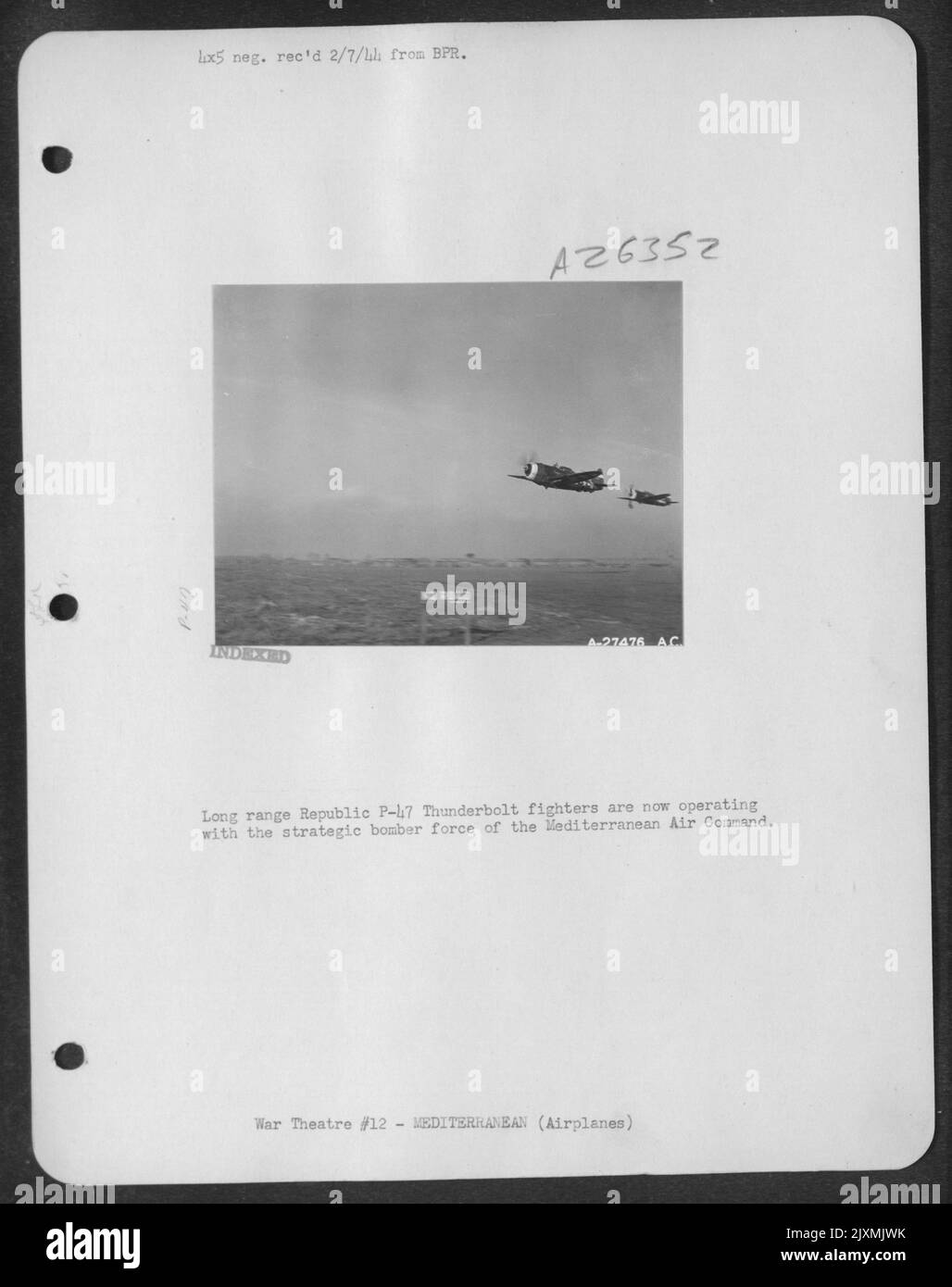 Long range Republic P-47 Thunderbolt fighters are now operating with ...