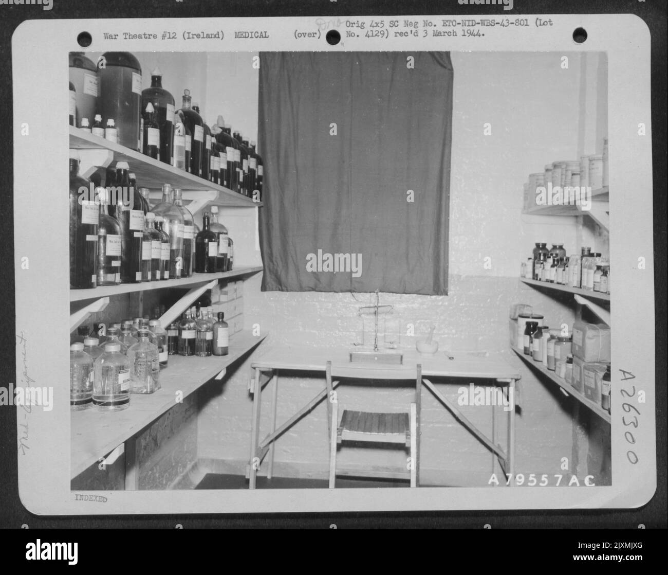 Drug room of a U.S. Air Force Hospital at Toome, Northern Ireland. 26 ...