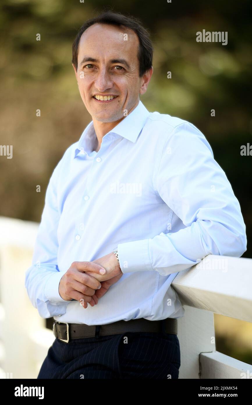 Liberal Party candidate for Wentworth Dave Sharma poses for a photo at ...