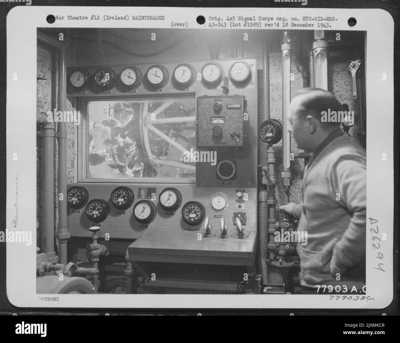 A Lockheed technical of the Lockheed Overseas Corporation operates ...