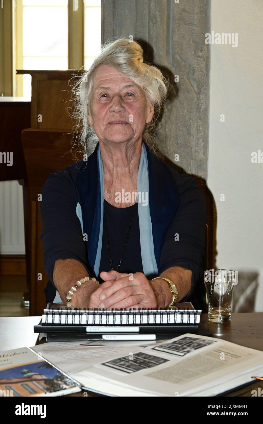 Waltraud Simon bei der Pressekonferenz zum 33. Schlesischen Musikfest ...