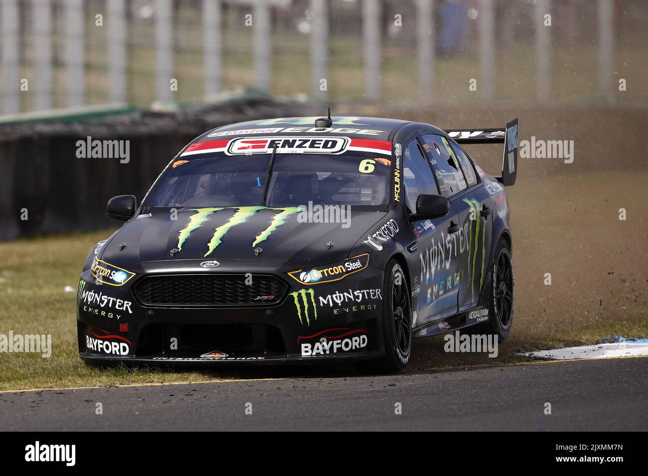 David Russell drives the Monster Energy Racing Ford Falcon FG X during ...