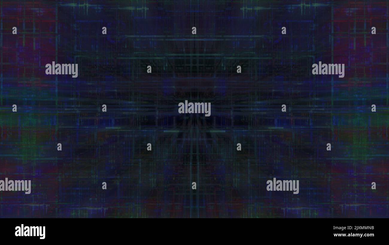 An abstract glitch art grid background image Stock Photo - Alamy