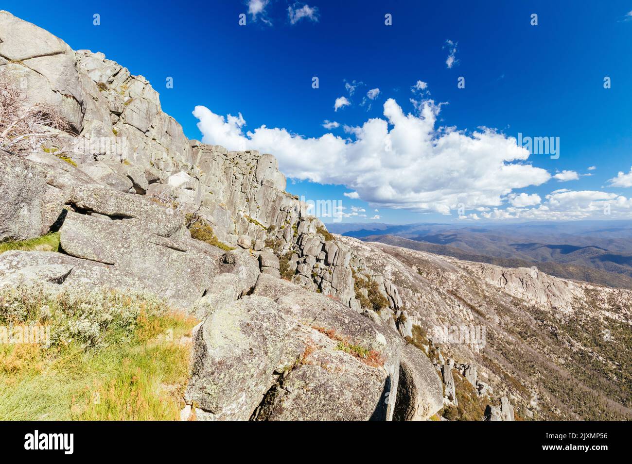 Mt Buffalo View in Australia Stock Photo - Alamy
