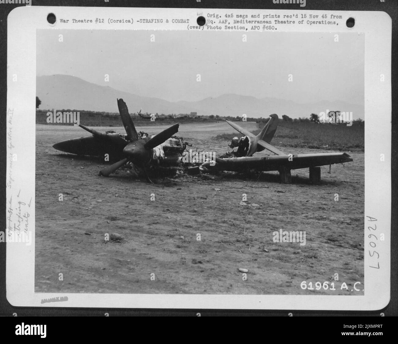 All that remains of a Spitfire of the 340th Bomb Group, after a Nazi ...