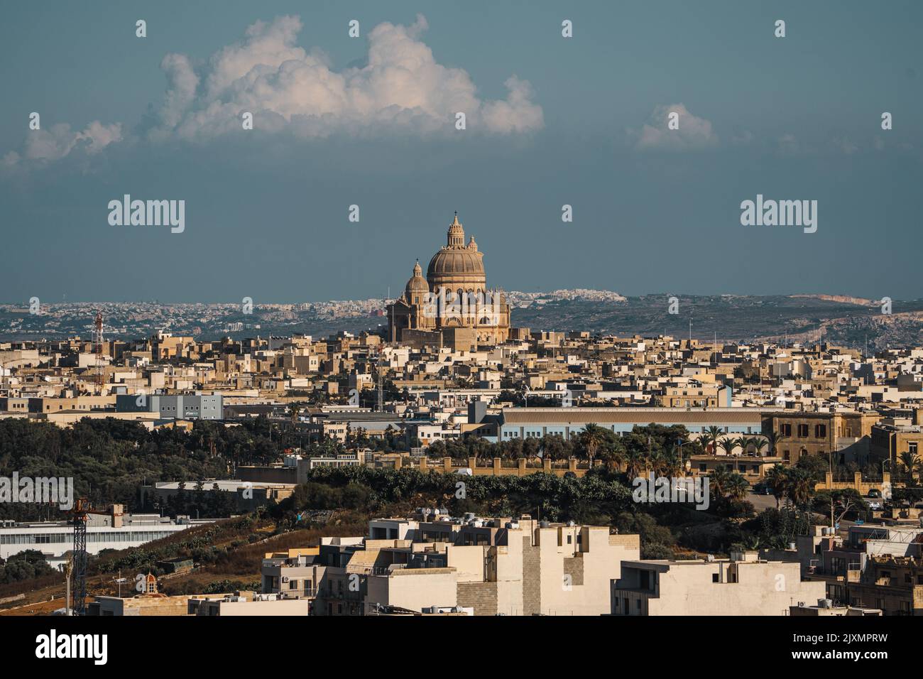 Gozo cathedral aerial hi-res stock photography and images - Alamy