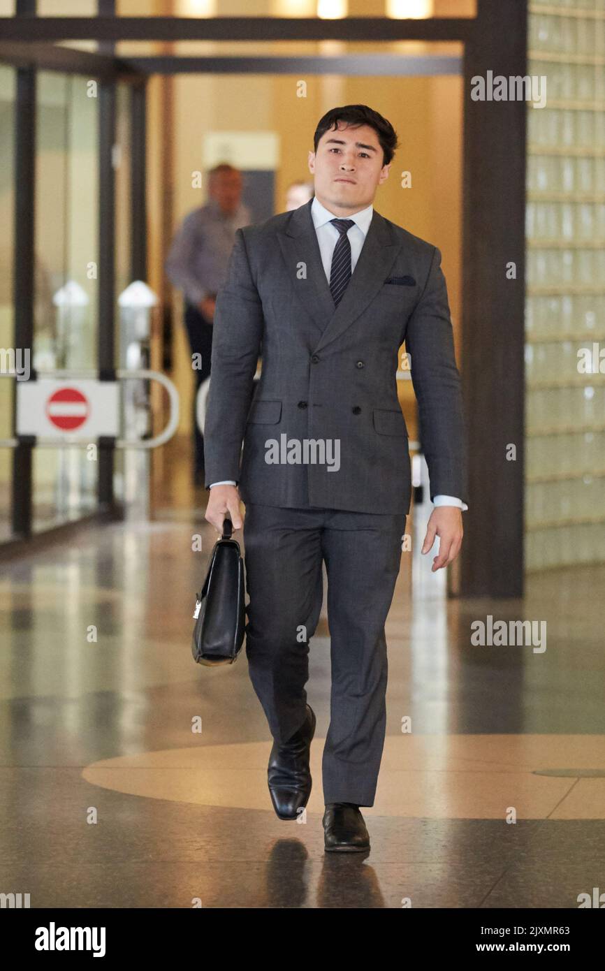 Lawyer for Sarah Rogers, Bryan Wrench, is seen leaving the Downing ...