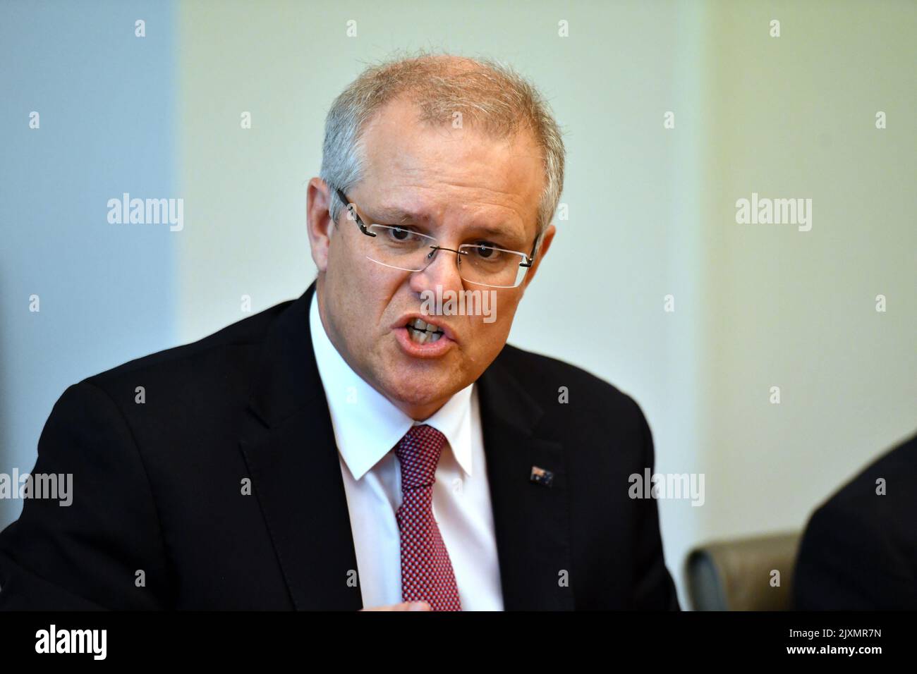 Prime Minister Scott Morrison at an Aged Care Roundtable at Parliament ...
