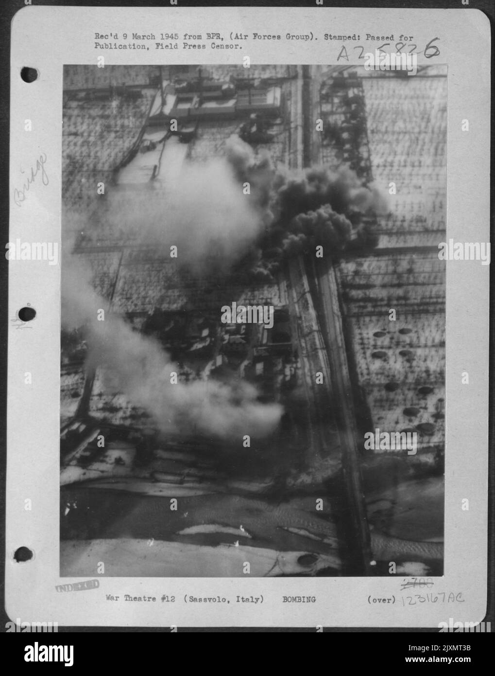 Republic P-47 Thunderbolts Of The Twelfth Af Scored Direct Hits On ...