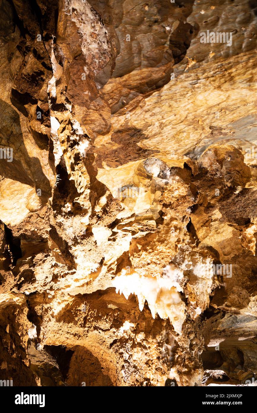Ochtinska Aragonite Cave, Slovakia Stock Photo - Alamy