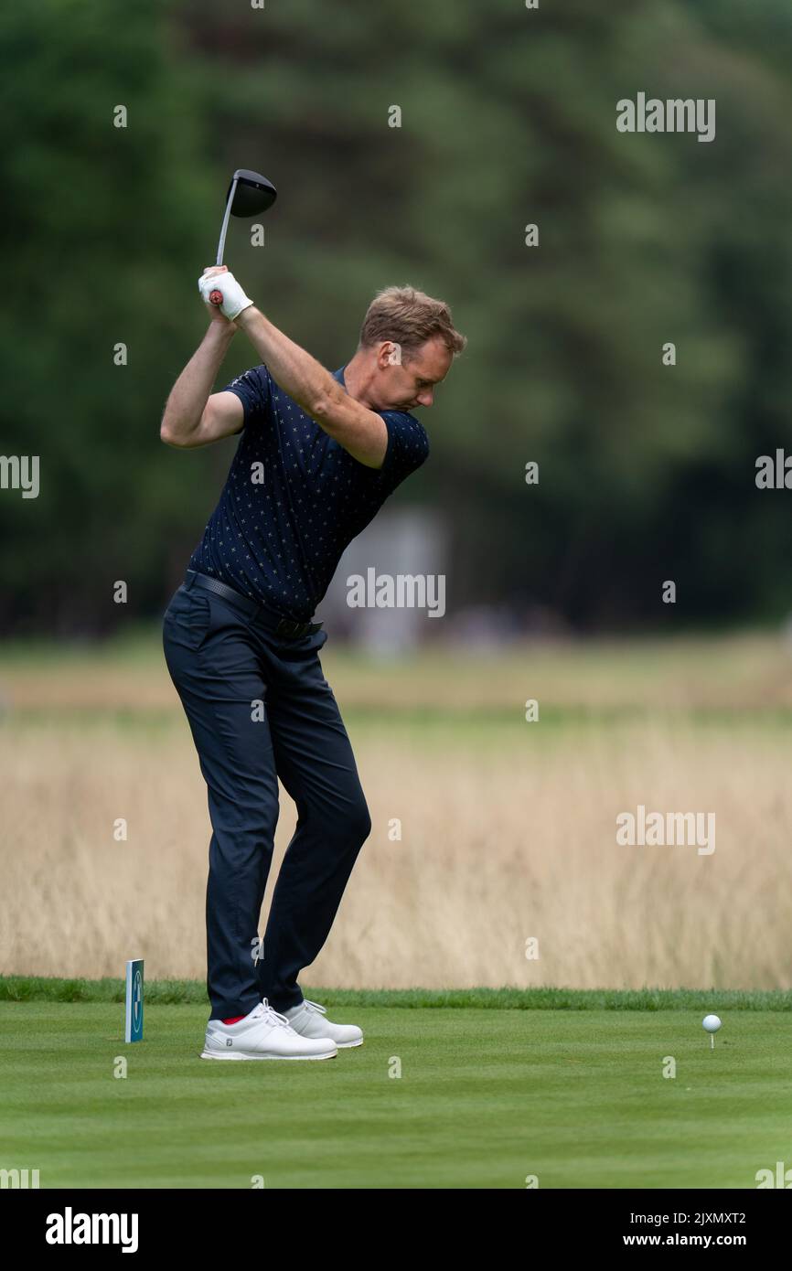Dan Walker 15th Tee during the BMW PGA Championship 2022 Celebrity Pro ...