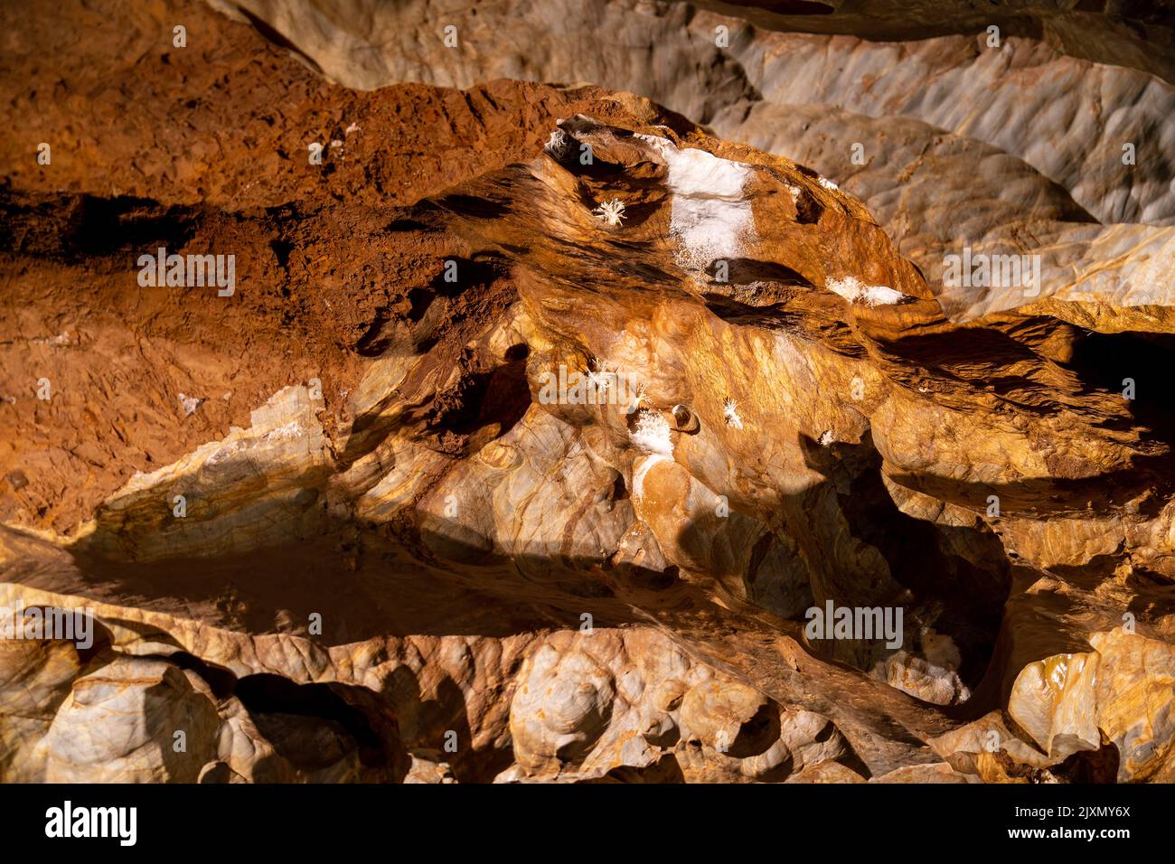 Ochtinska Aragonite Cave, Slovakia Stock Photo - Alamy