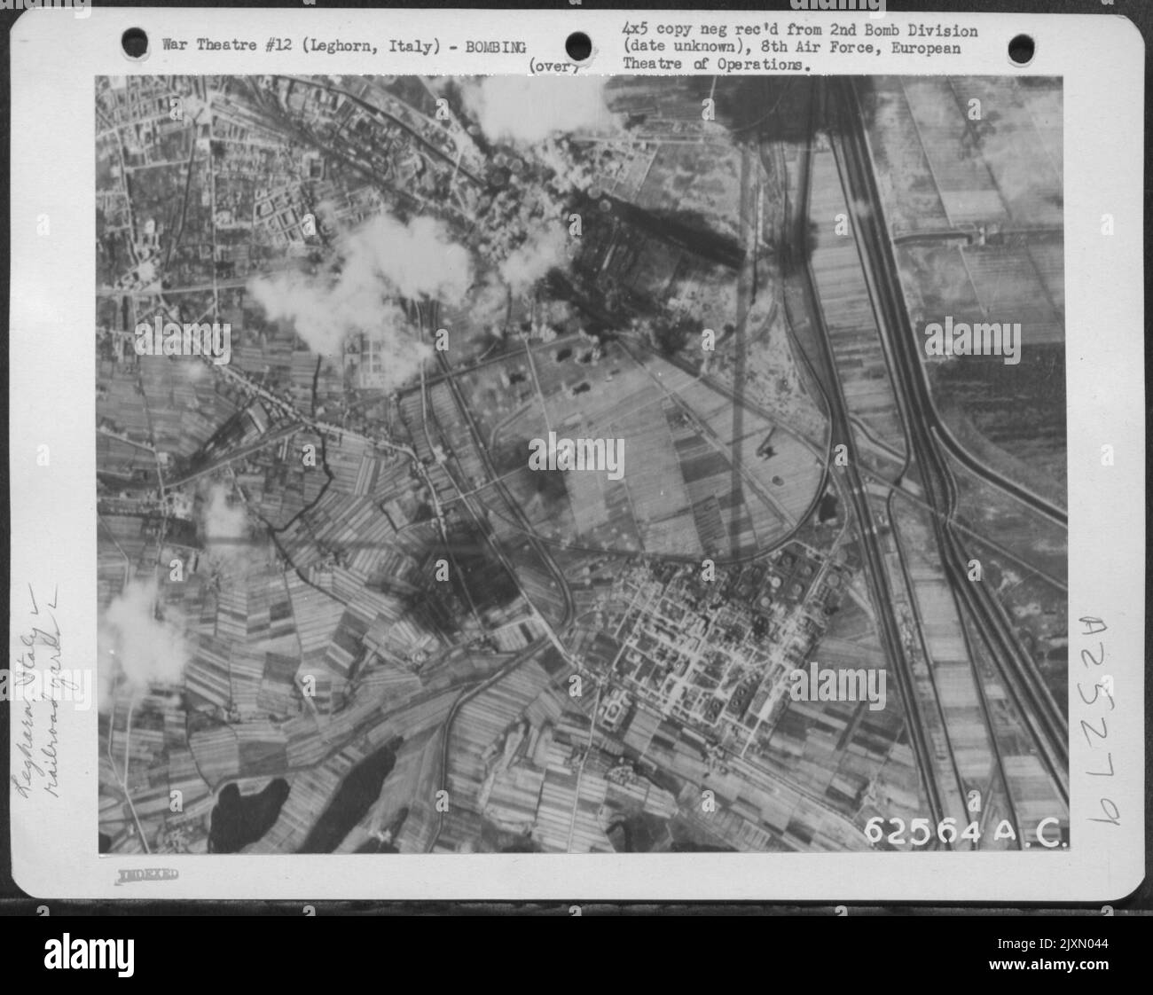 Bombing Of Marshalling Yards And Dock Area At Leghorn, Italy, On 21 ...
