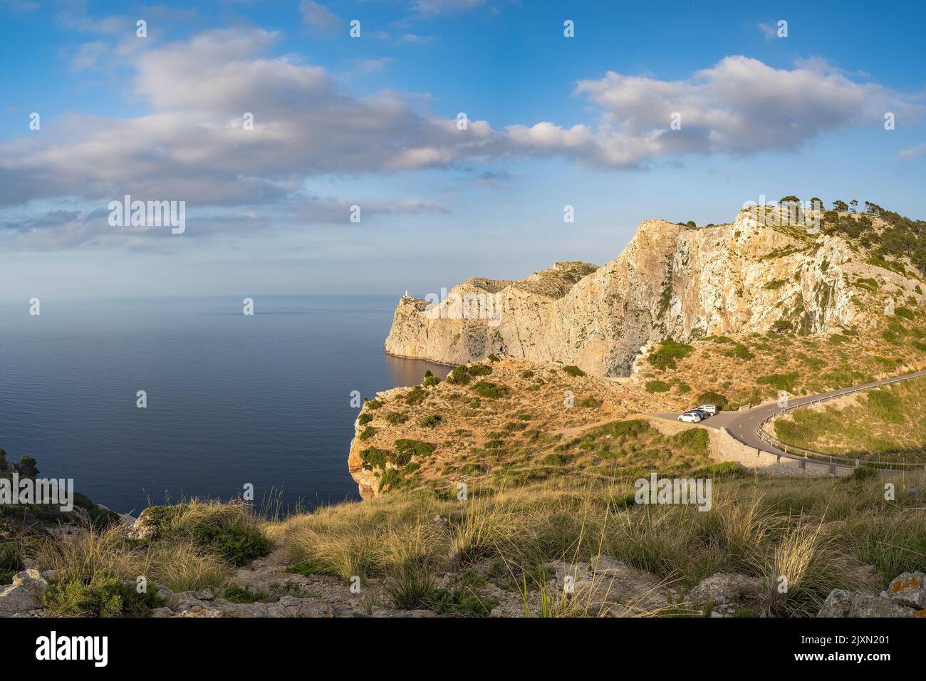 A beautiful view of the viewpoint of Cap de Formentor in Mallorca ...