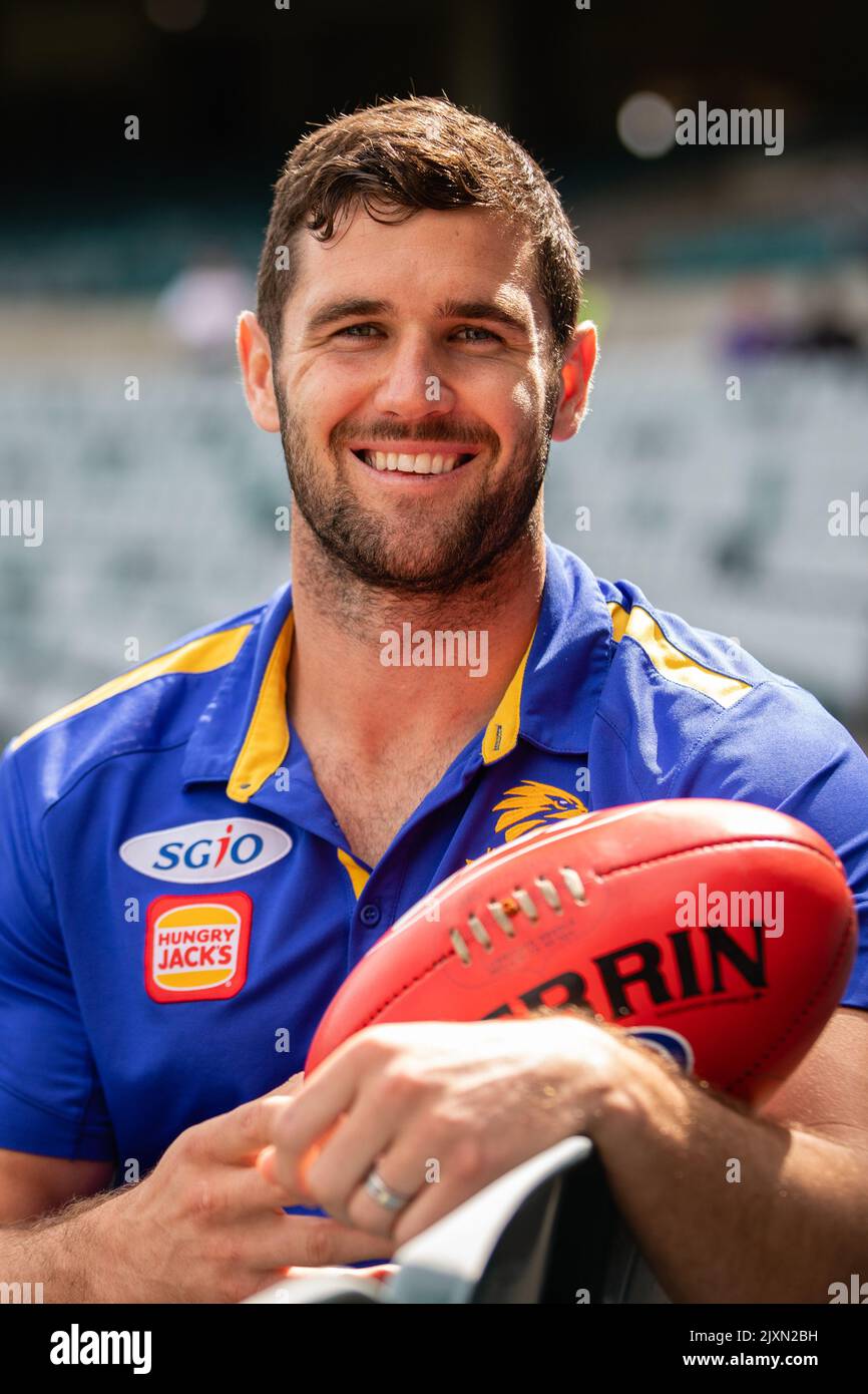 West Coast Eagles player Jack Darling poses for a photograph during a ...