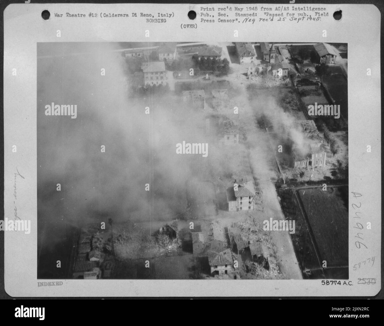 Calderara Di Reno Was A Peacful Little Italian Village Five Miles ...