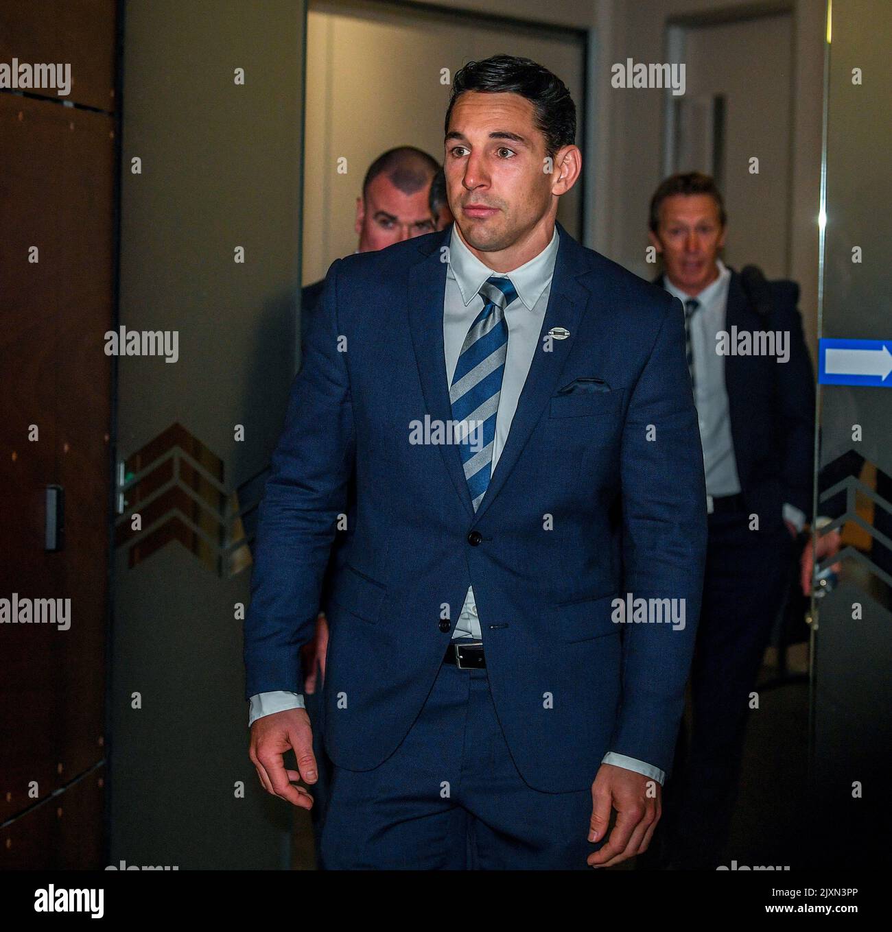 Melbourne Storm NRL player Billy Slater is seen leaving NRLCentral for ...