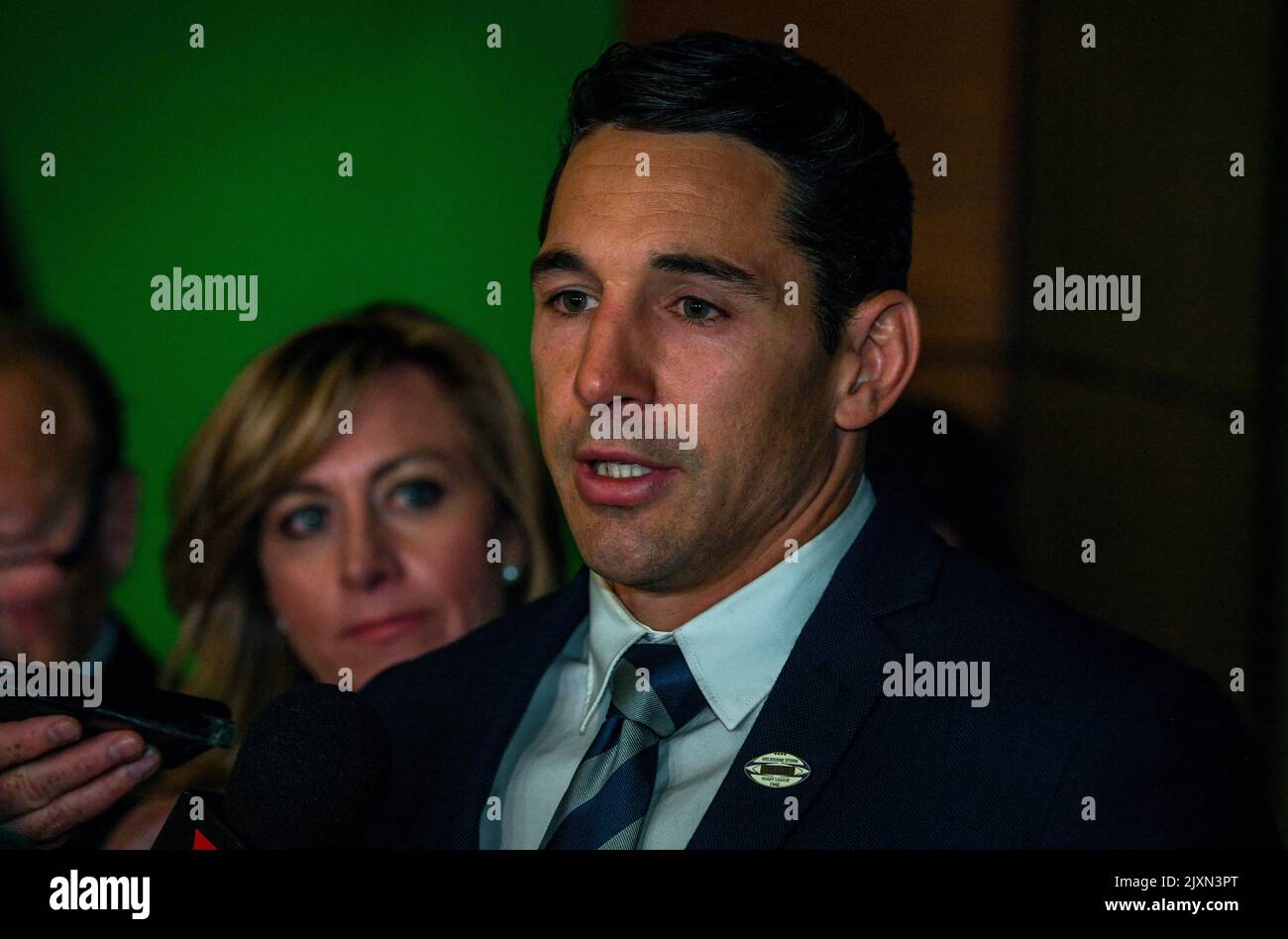 Melbourne Storm NRL player Billy Slater is seen leaving NRLCentral for ...