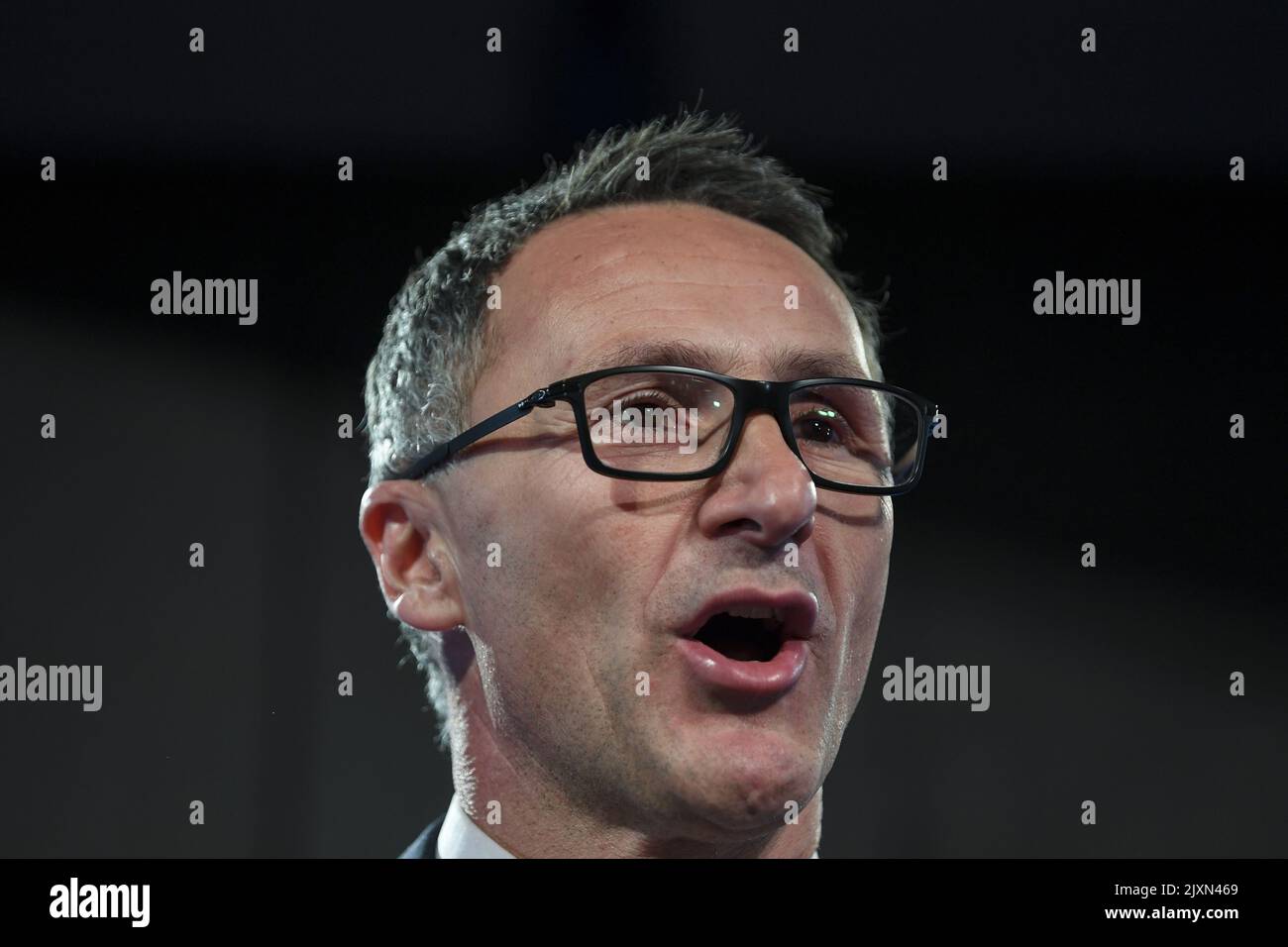 Australian Greens leader Richard Di Natale speaks during his address to ...