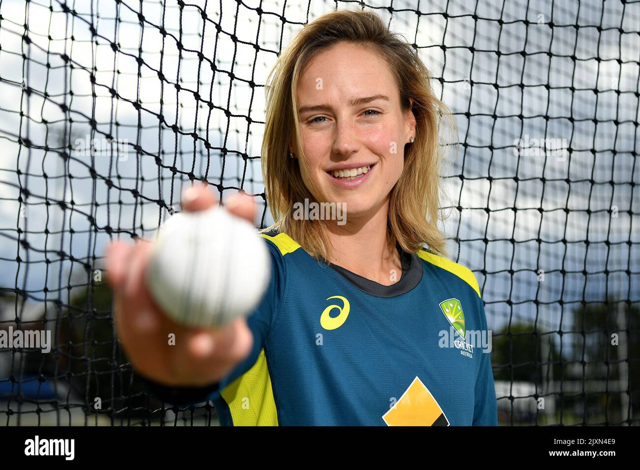Cricketer Ellyse Perry poses for a photo in Sydney, Wednesday ...