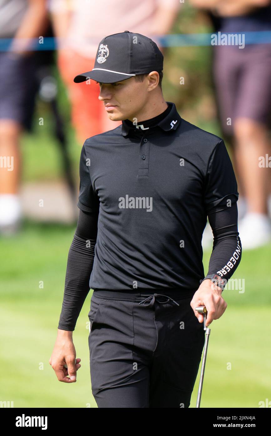 Lando Norris during the BMW PGA Championship 2022 Celebrity Pro-Am at ...