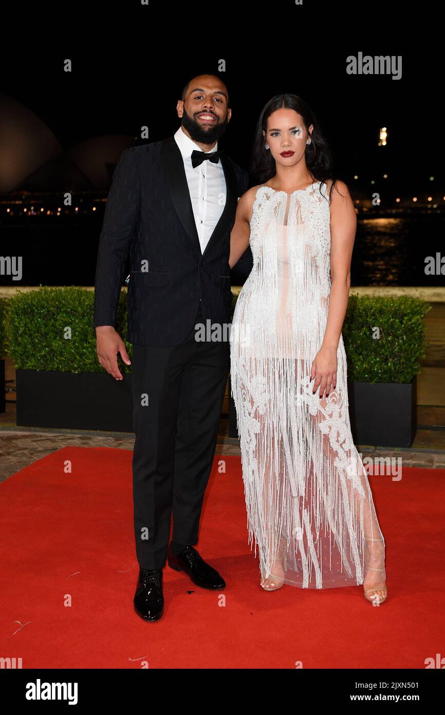 Melbourne Storm player Josh Addo-Carr and partner Lakaree Smith arrive ...