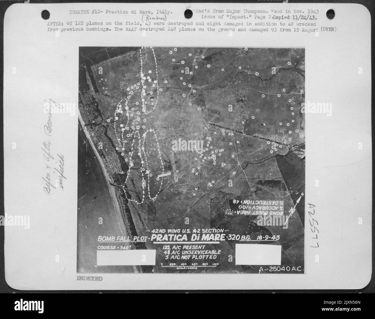 AFTER: Of 122 planes on the field, 43 were destroyed and eight damaged ...