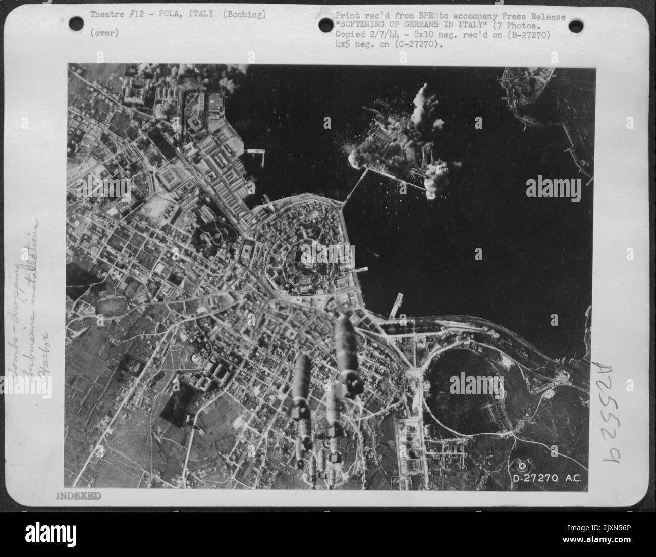 Pola, Italy, 225 miles northeast of Rome, is an important Nazi ...