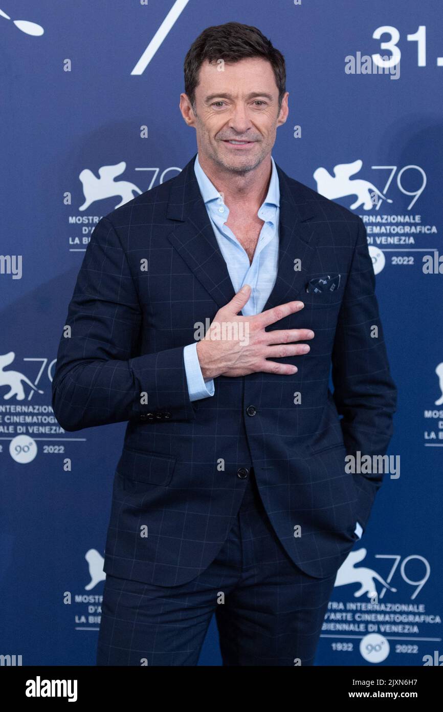 Hugh Jackman attending The Son Photocall during the 79th Venice ...