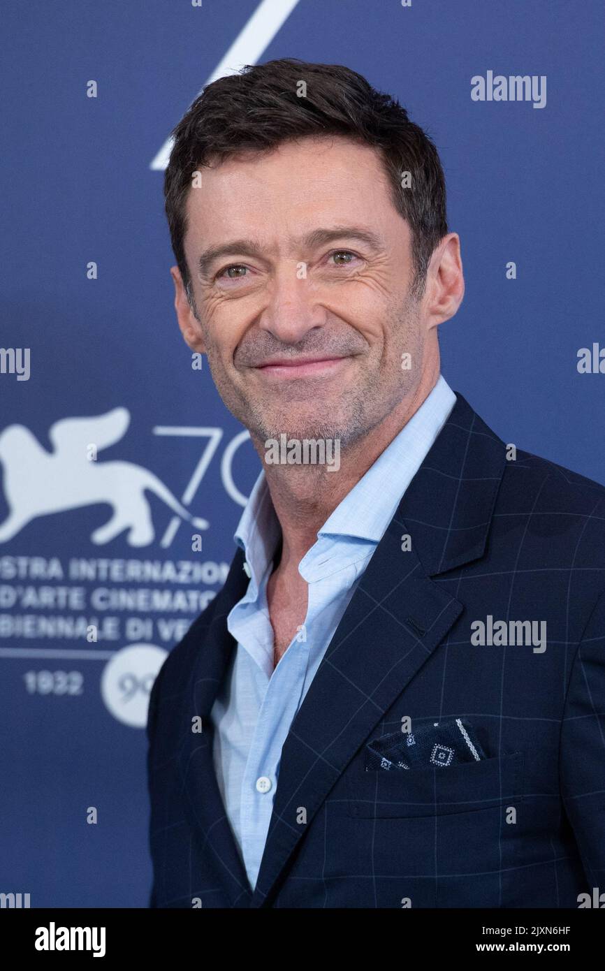 Hugh Jackman attending The Son Photocall during the 79th Venice ...