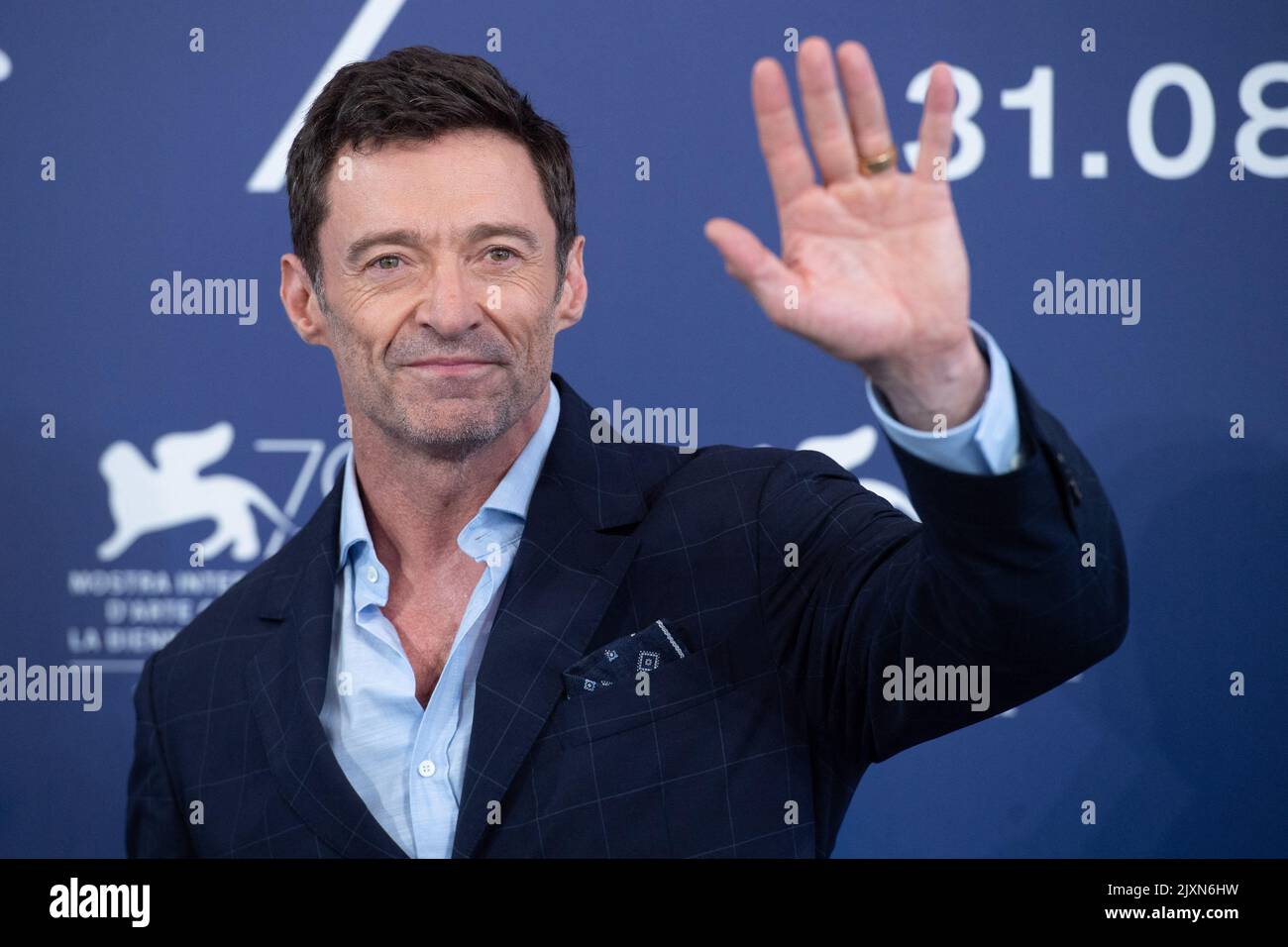 Hugh Jackman attending The Son Photocall during the 79th Venice ...