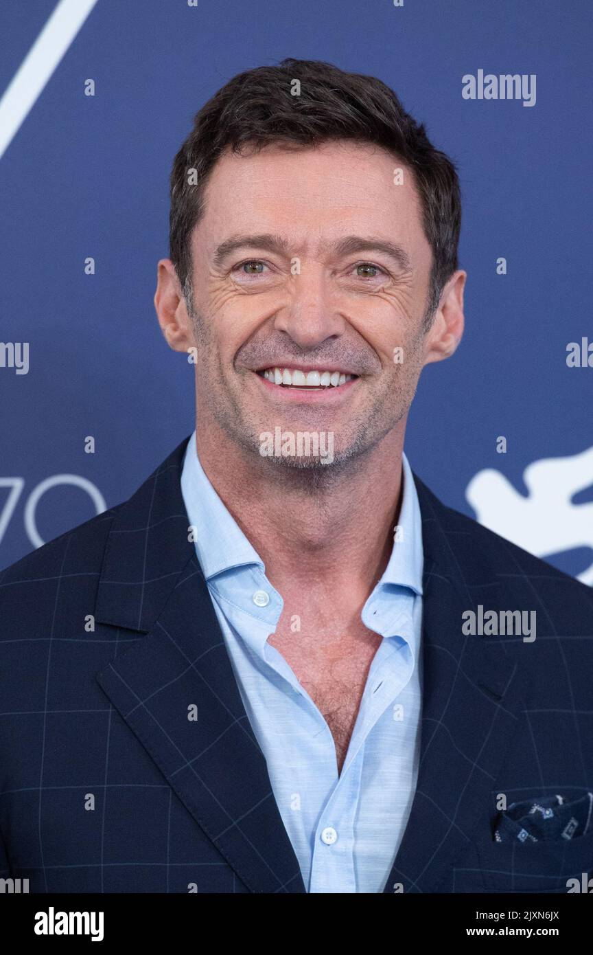 Hugh Jackman attending The Son Photocall during the 79th Venice ...